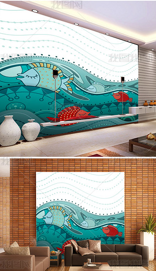 鱼构成抽象专题模板-鱼构成抽象图片素材下载-我图网