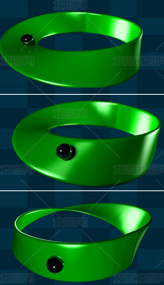 青色乌斯莫比环专题模板-图片素材下载-我图网