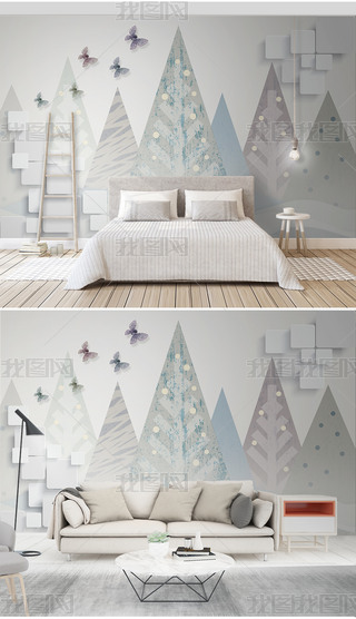 简约素雅壁纸蝴蝶专题模板-简约素雅壁纸蝴蝶图片素材下载-我图网