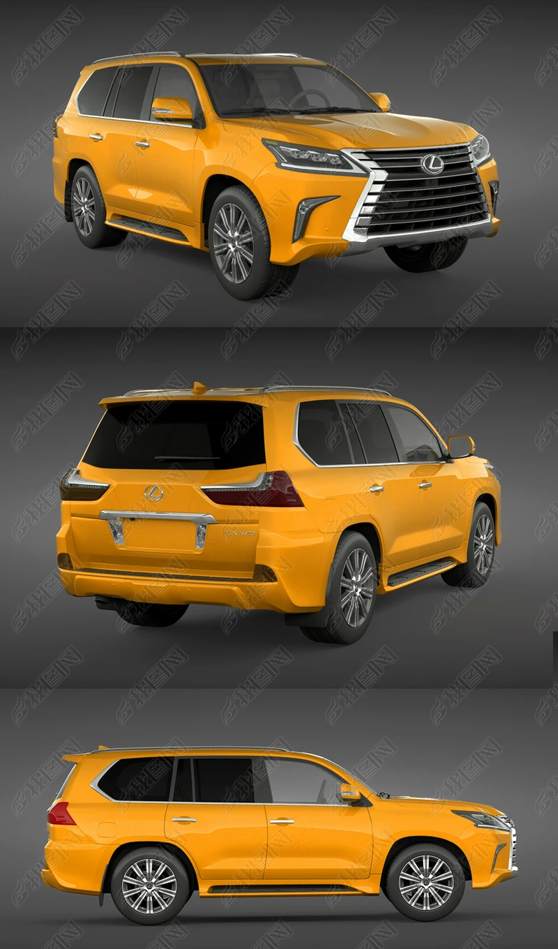 雷克萨斯LX750汽车3D模型3D素材下载 - 编号19205859 - 我图网3D模型库