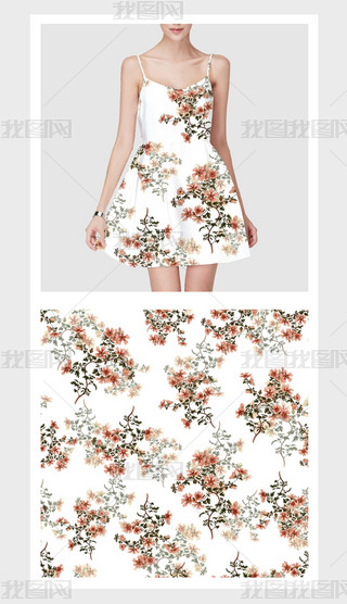 白底小碎花专题模板-白底小碎花图片素材下载-我图网