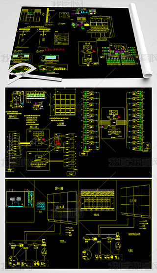 LED CAD图纸专题模板-LED CAD图纸图片素材下载-我图网