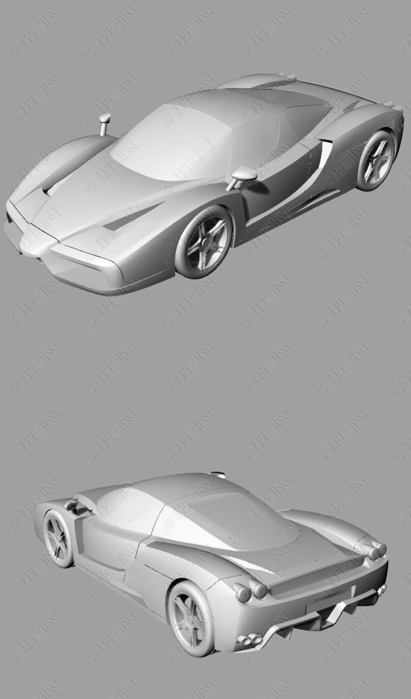 法拉利恩佐超级跑车汽车犀牛模型3d模型obj模型3d素材下载 编号23718540 我图网3d模型库