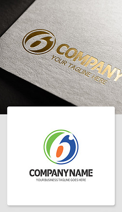 蓝色的数字6专题模板-蓝色的数字6图片素材下载-我图网