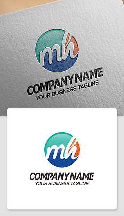 MH标志设计专题模板-MH标志设计图片素材下载-我图网