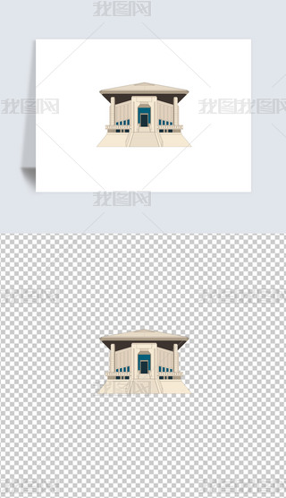 纪念馆风景名胜专题模板-纪念馆风景名胜图片素材下载-我图网