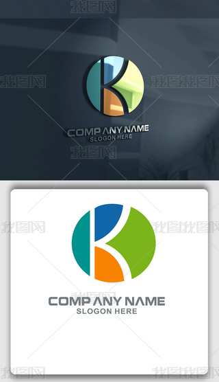 logo设计图案k专题模板-logo设计图案k图片素材下载-我图网