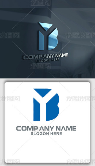 logo字母YB专题模板-logo字母YB图片素材下载-我图网