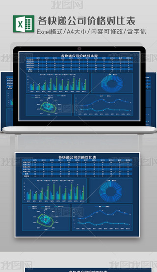 快递价格对比表格模板专题模板 快递价格对比表格模板图片素材下载 我图网