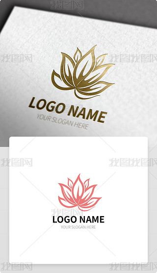 莲花logo标志设计专题模板-莲花logo标志设计图片素材下载-我图网