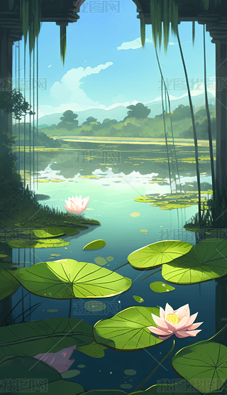 城市风景漫画专题模板-城市风景漫画图片素材下载-我图网