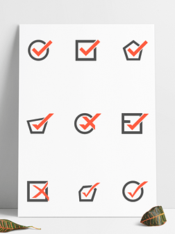 打钩icon专题模板-打钩icon图片素材下载-我图网