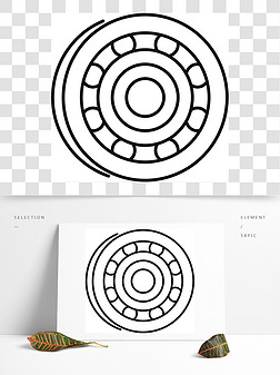轴承图标专题模板-轴承图标图片素材下载-我图网