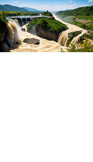 黄河虎口瀑布专题模板-黄河虎口瀑布图片素材下载-我图网