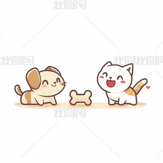 猫玩尾巴动图专题模板-猫玩尾巴动图图片素材下载-我图网